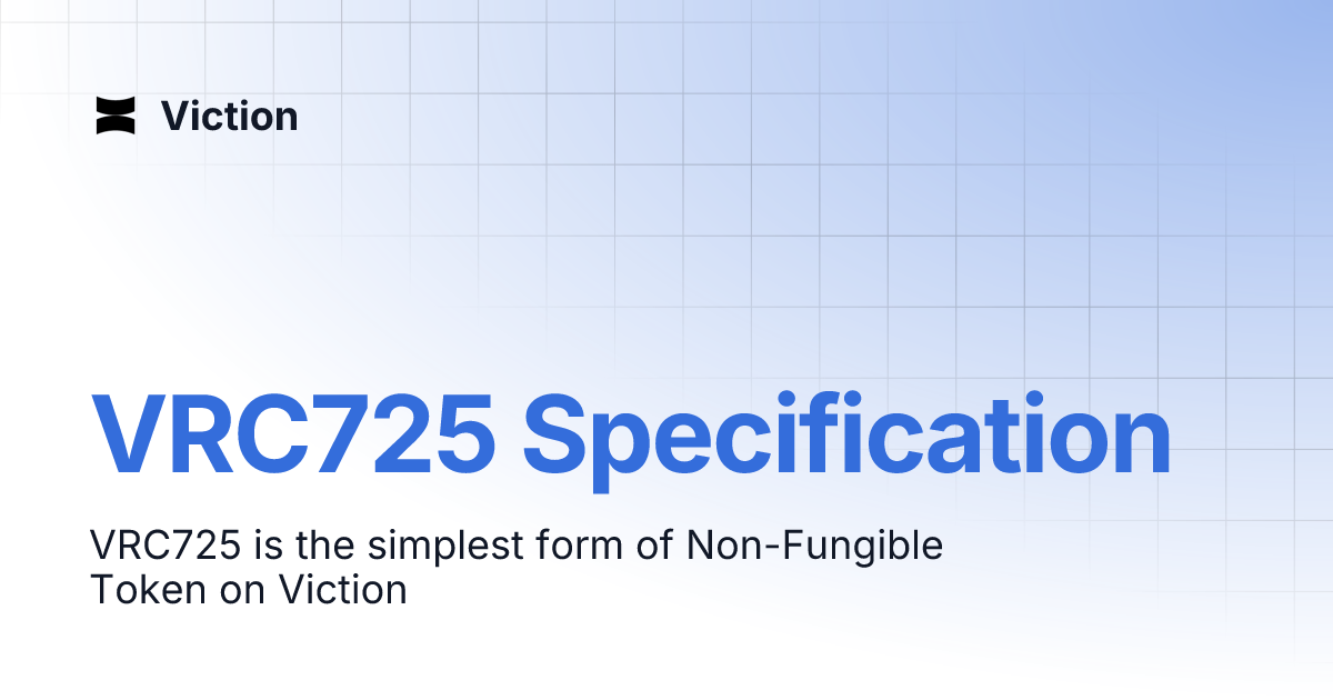 VRC725 Specification | Viction